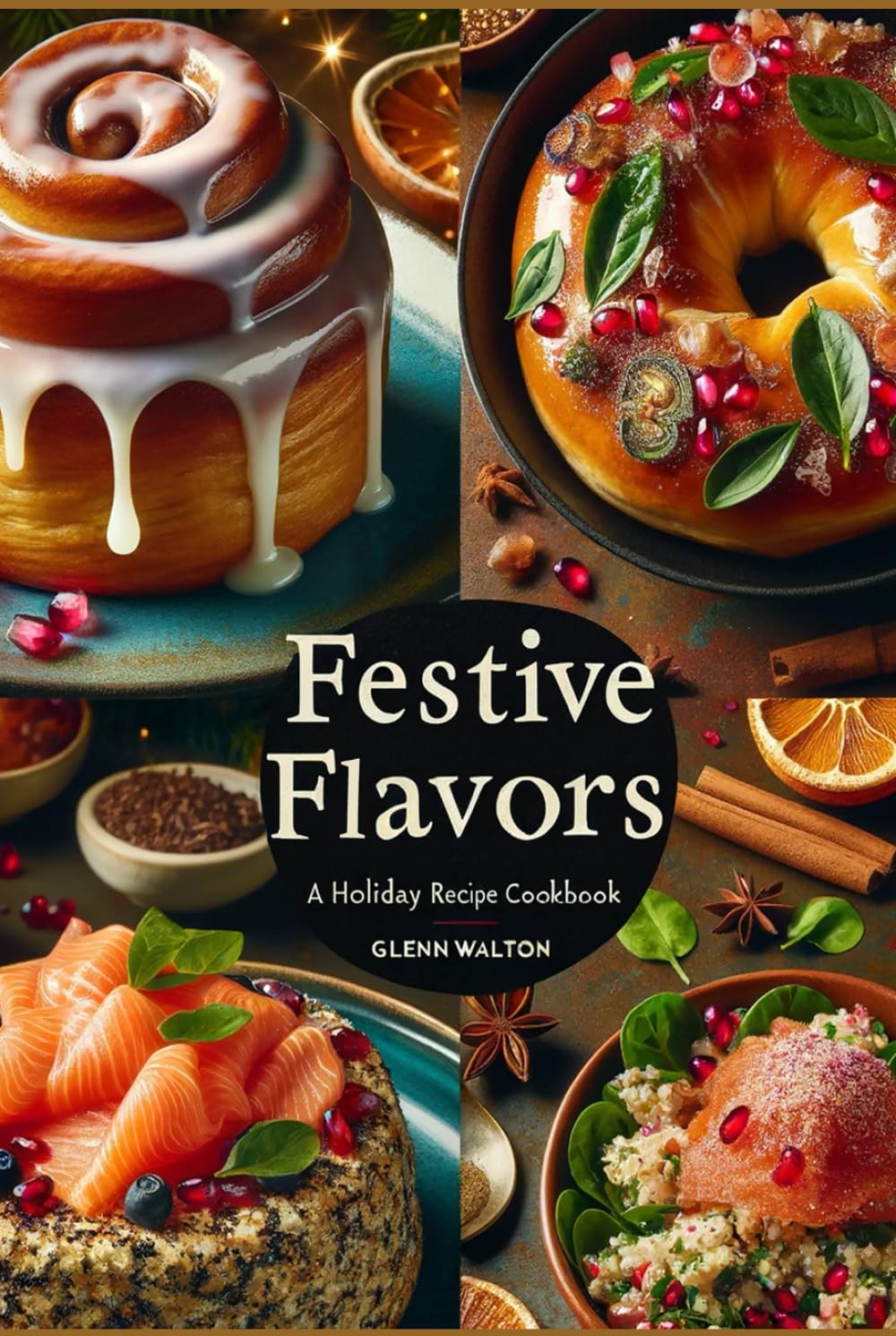 Festive Flavors: A Holiday Recipe Cookbook: Walton, Glenn ...