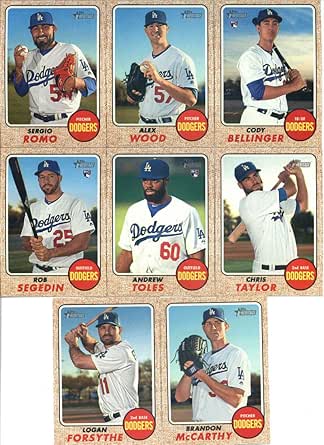 Amazon.com: 2017 Topps Heritage High Numbers Los Angeles Dodgers Team ...
