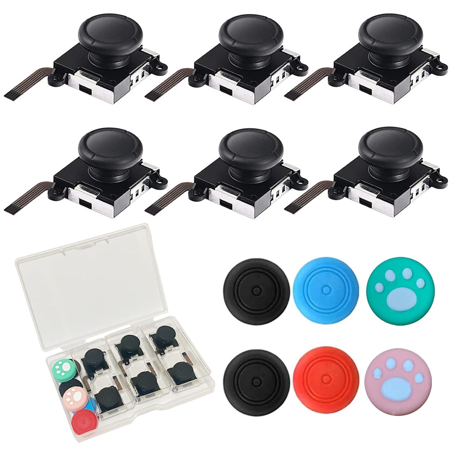 Amazon.com: Joycon Joystick Replacement for Nintendo Switch ...