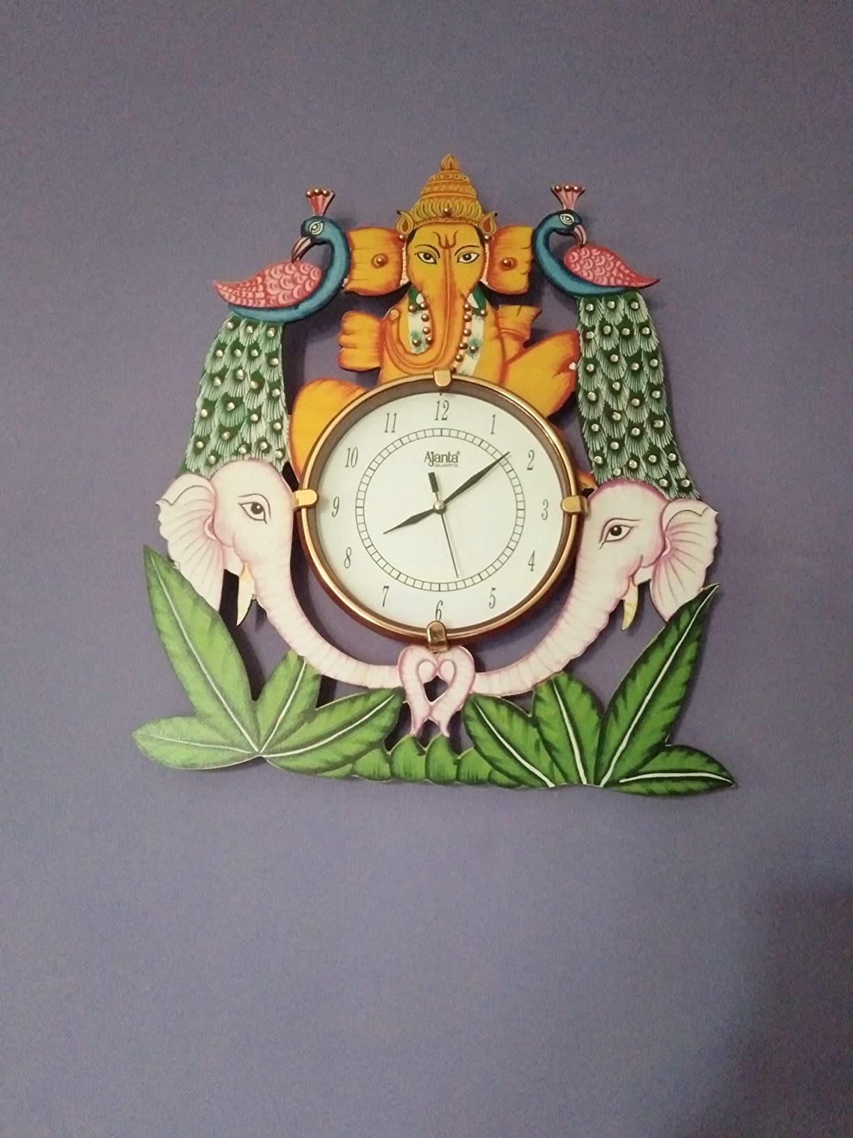 Buy CIRCADIAN Ajanta Design Wall Clock for Home décor Living Room Hall ...