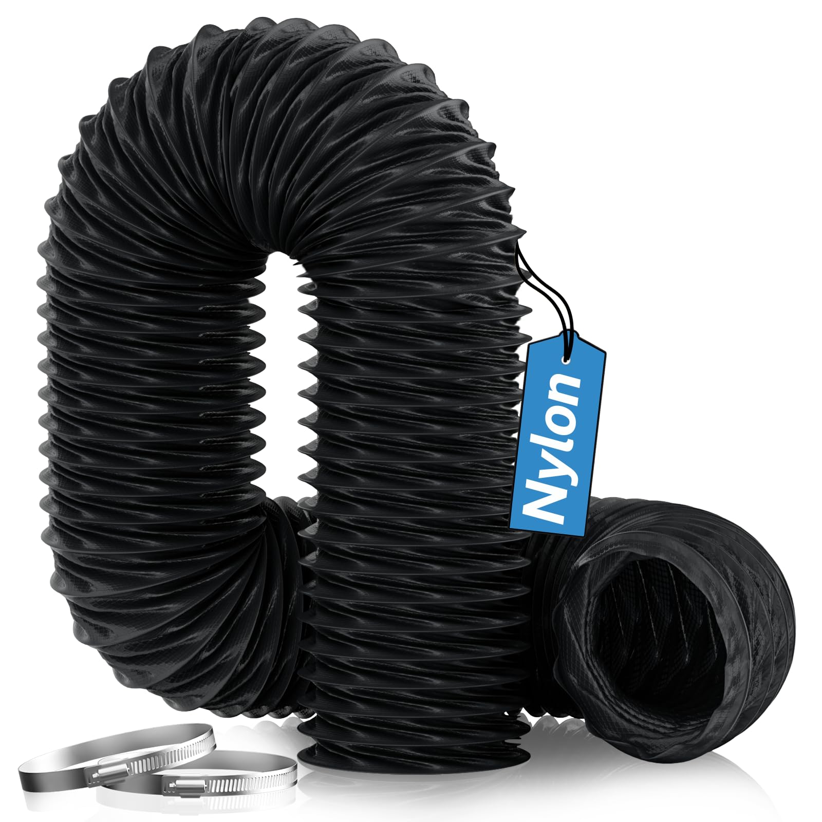Snapklik.com : Diesel Heater Ducting 3" X 8FT, Nylon Flexible Duct Hose ...