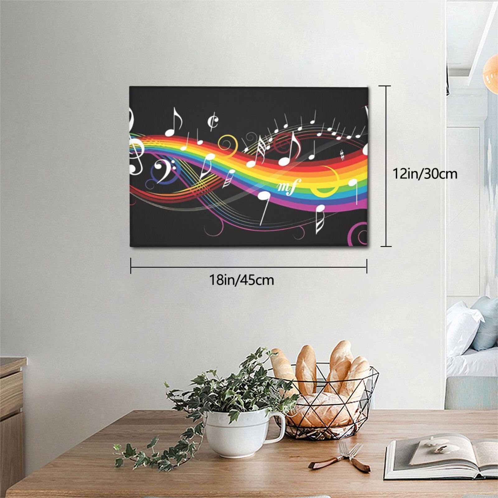 Muzieknoot Schilderij