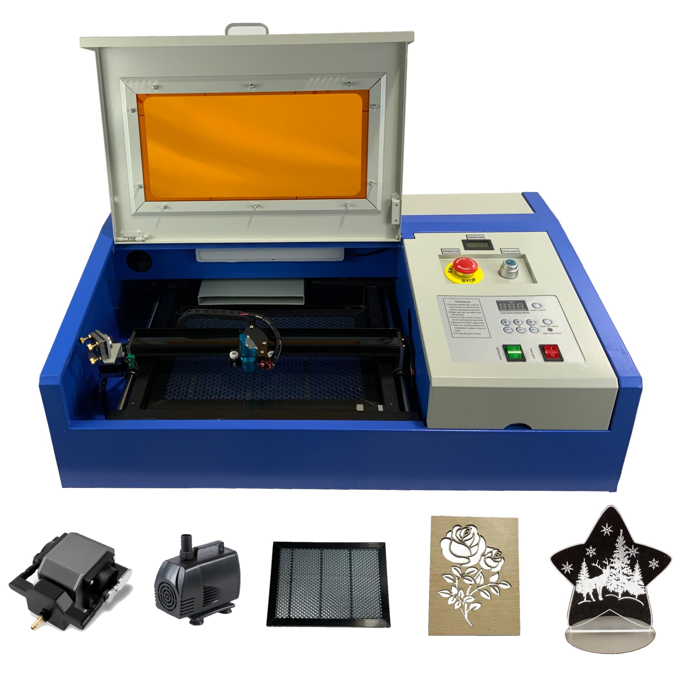 Snapklik.com : ANKZONE 40w Laser Engraver (8" X 12"),Cutting Wood ...