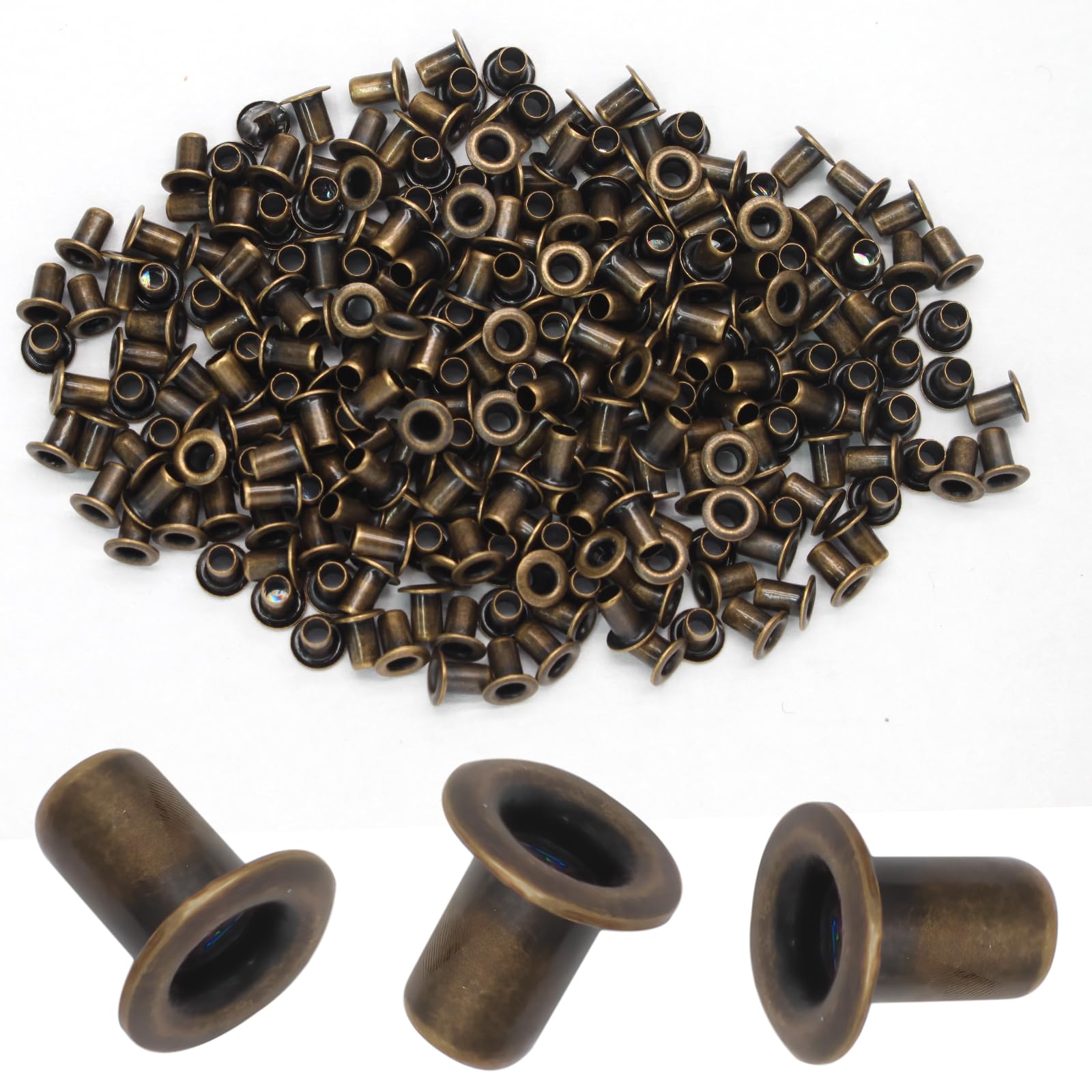 Snapklik.com : Litoexpe 1.5MM Tiny Grommets Eyelets 200 Pcs, Self ...