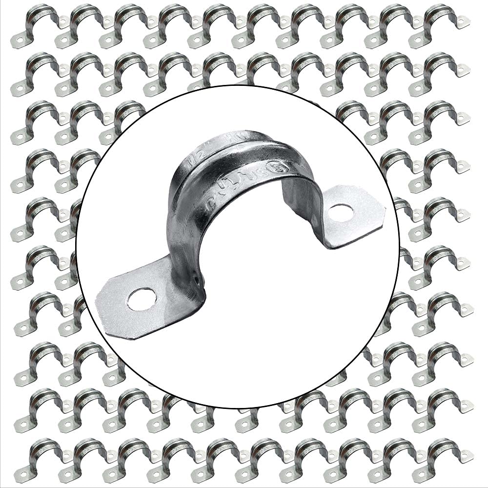 Snapklik.com : (Pack Of 50) AP-10451, 3/4 Inch Two Hole Snap On Pipe ...