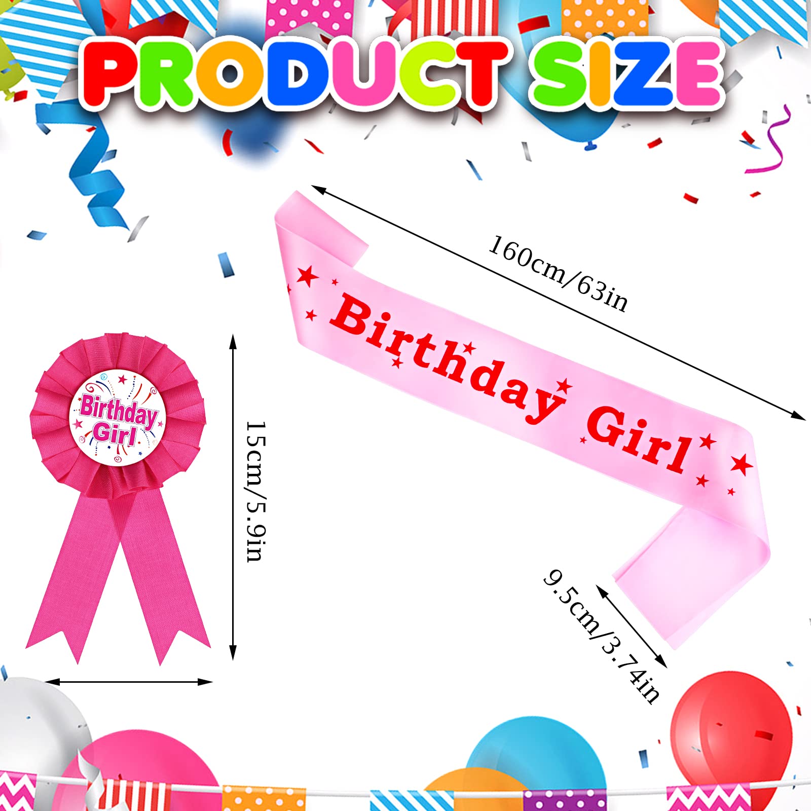 Cartoon Birthday Sash