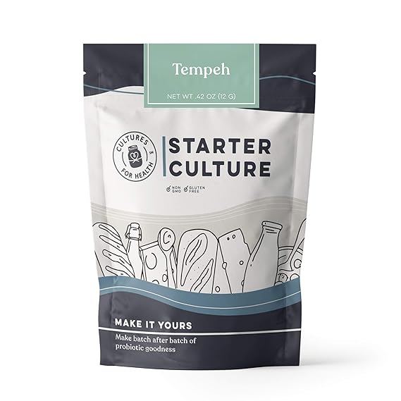 Amazon.com: Cultures for Health Tempeh Starter Culture | 4 Packets ...