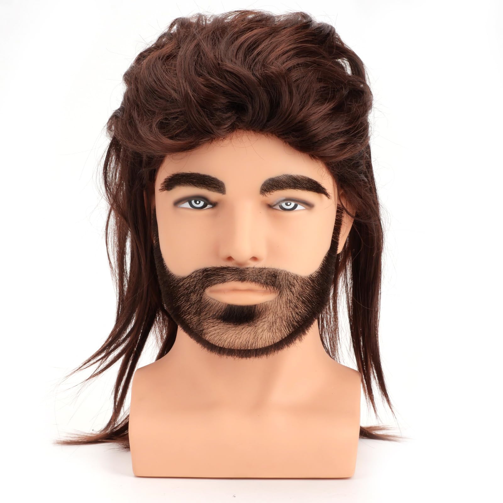 Amazon.com : Leuik Joe Dirt Mullet wig|Adult Funny Wigs for Men|Pop ...