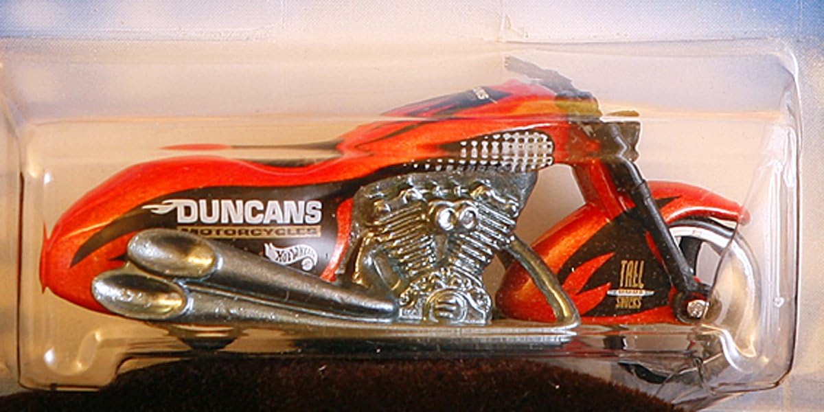 Amazon.com: Hot Wheels - Die-Cast Scorchin' Scooter Duncan Motorcycle ...