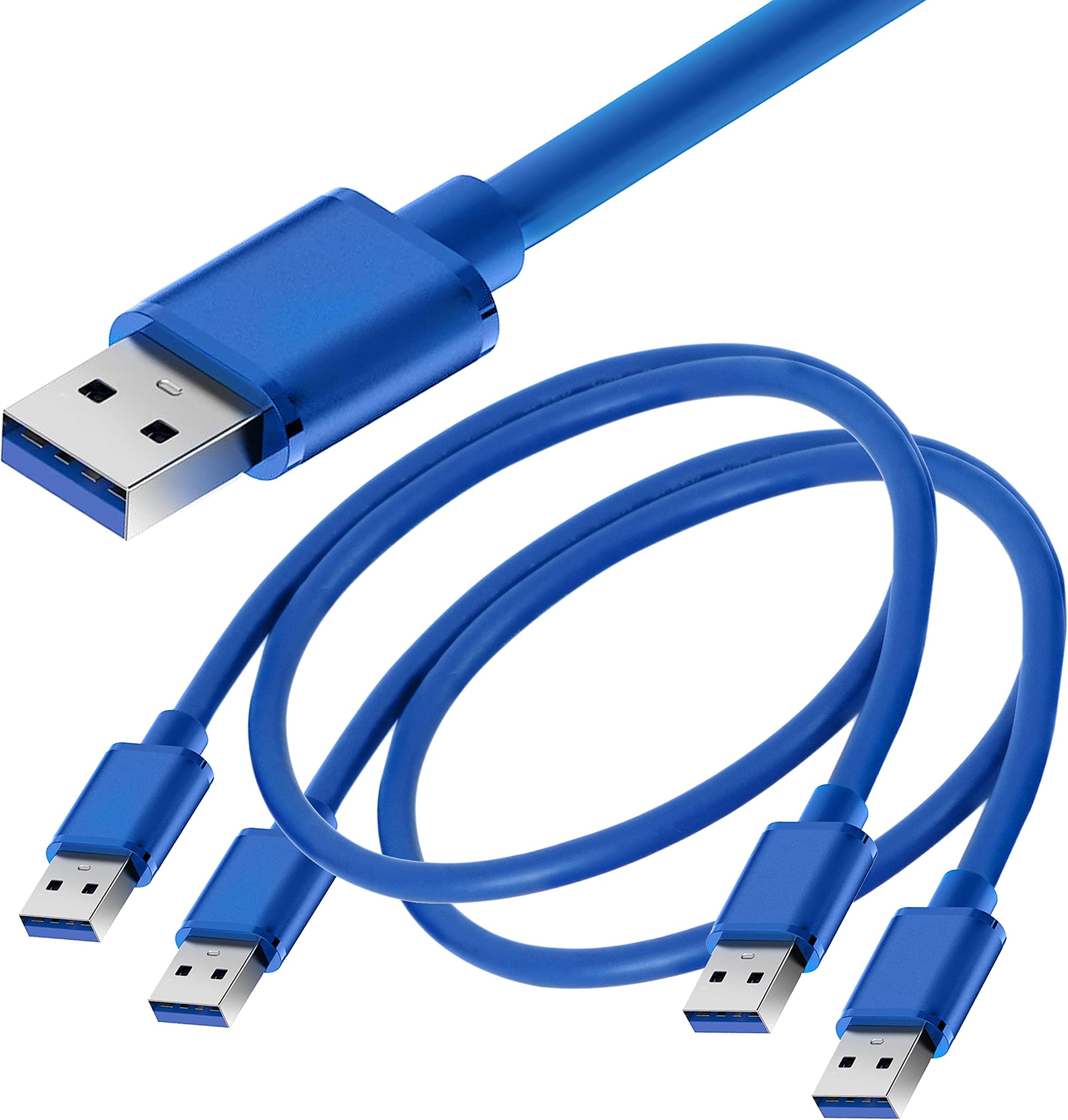 Storite USB 3.0 Dual Power Y Shape 2 x Type A to Micro B Super Speed ...