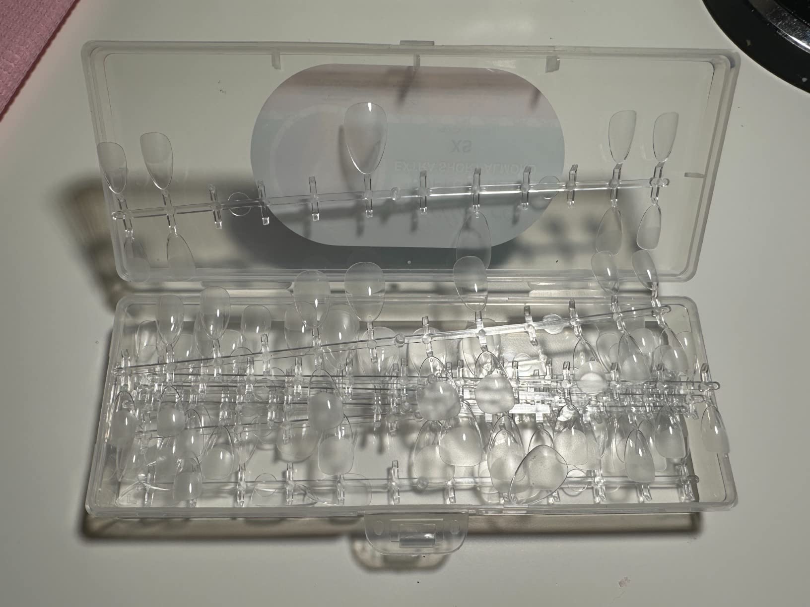 Gelike EC XXS Short Coffin 240pcs Nail Tips Full Cover Gel Nails Tips ...