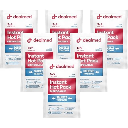 Amazon.com: McKesson Hot Compress, Instant Hot Pack, Disposable, 5 in x ...