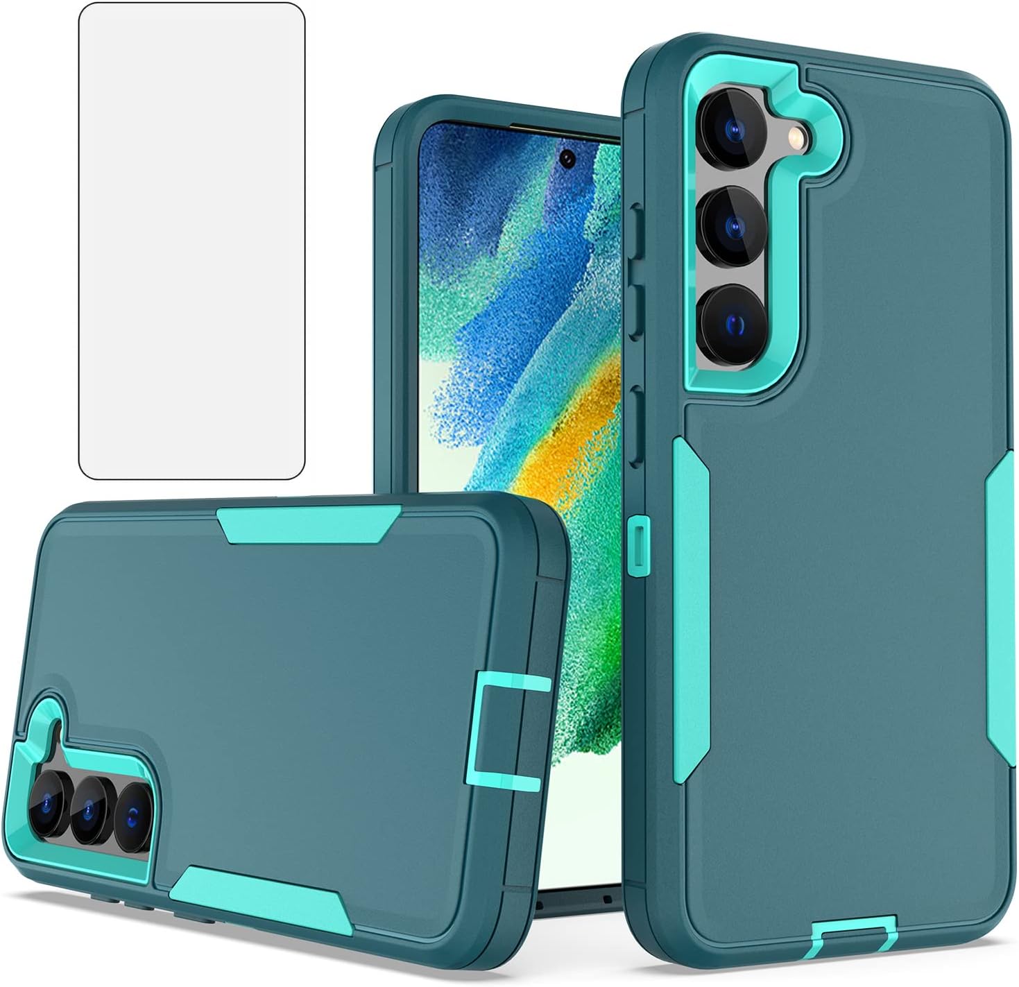 Amazon.com: Asuwish Phone Case for Samsung Galaxy S23 5G with Tempered ...