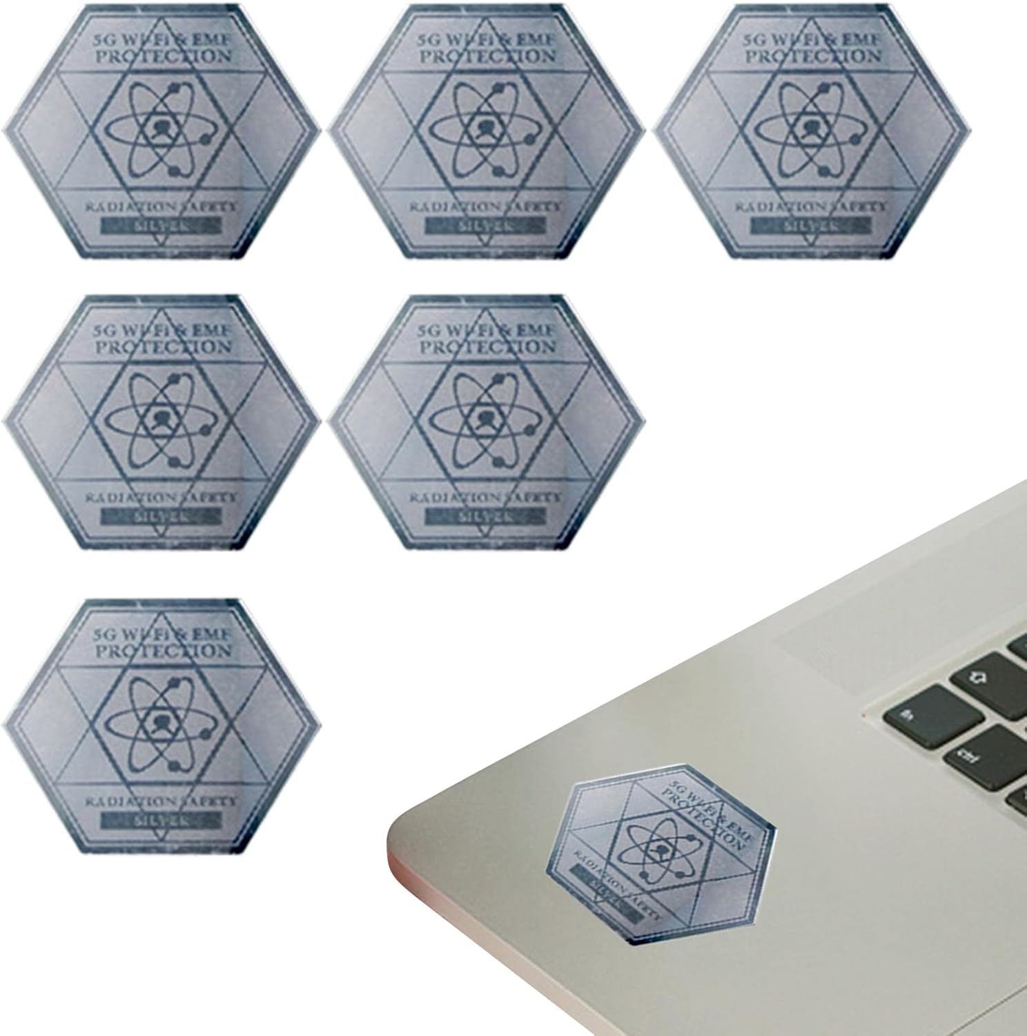 Rubeyul Cell Phone EMF Protection Sticker, Anti Radiation Protection ...