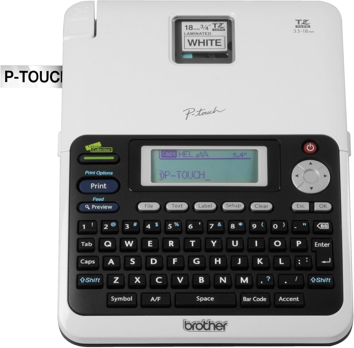 Amazon.com : Brother Desktop Office Labeler with AC Adapter (PT2030AD ...