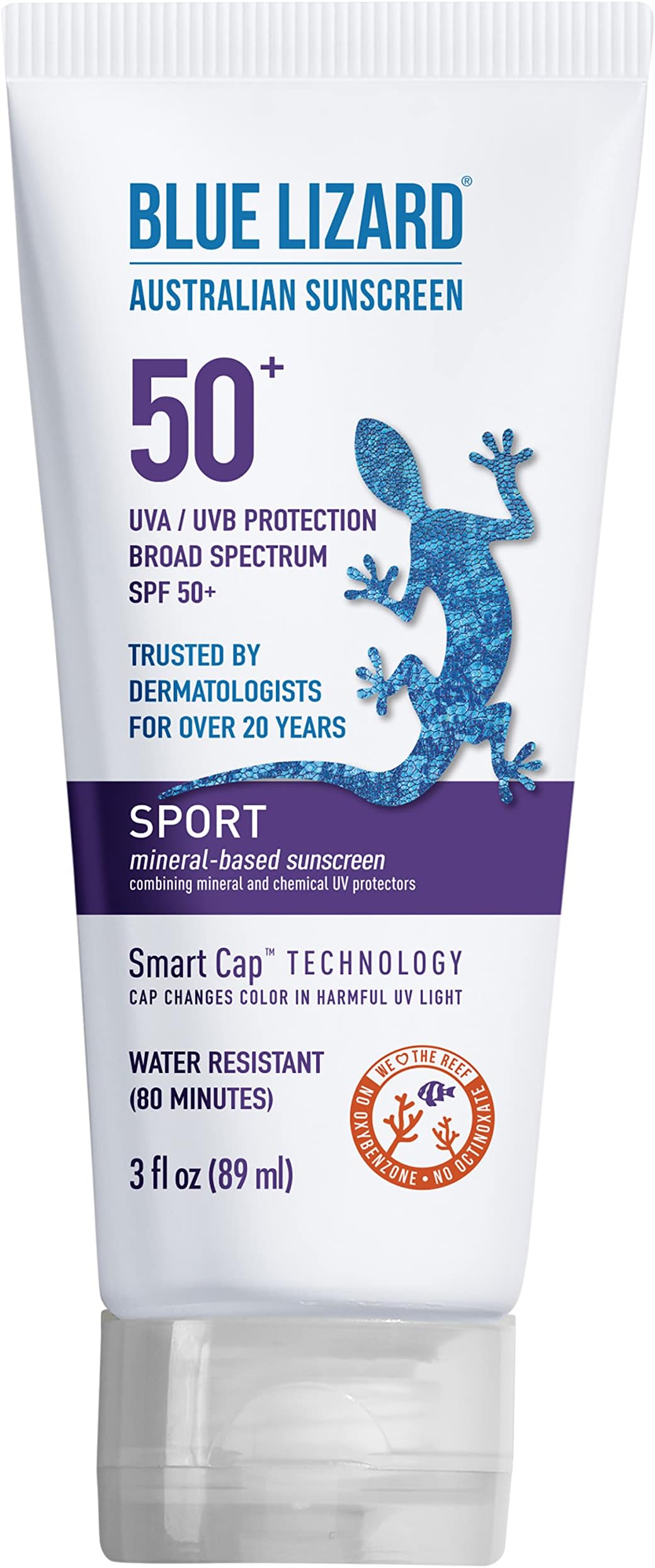 Amazon.com: BLUE LIZARD Sport Mineral-Based Sunscreen Lotion - SPF 50 ...
