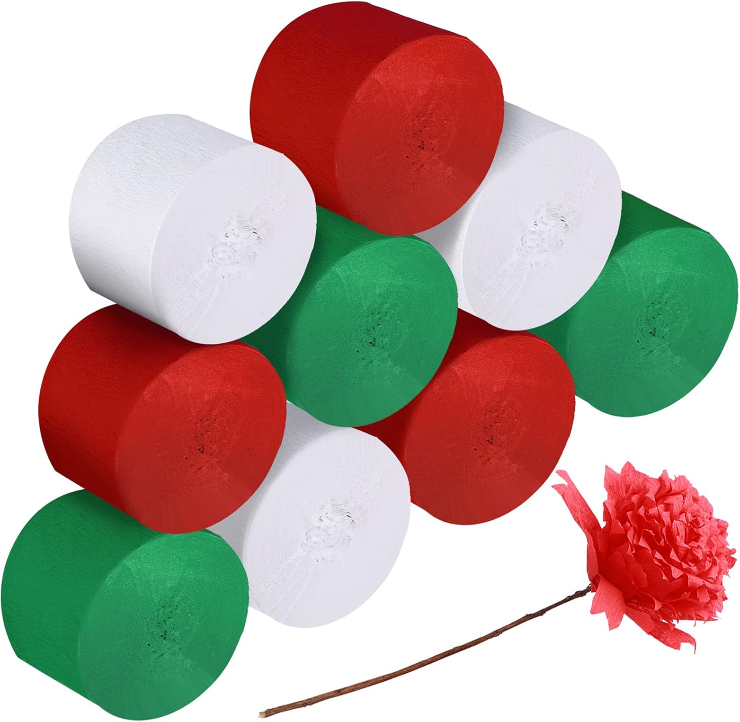 Amazon.com: 9 Rolls Crepe Paper Streamers Party Decorations 246 Yards ...