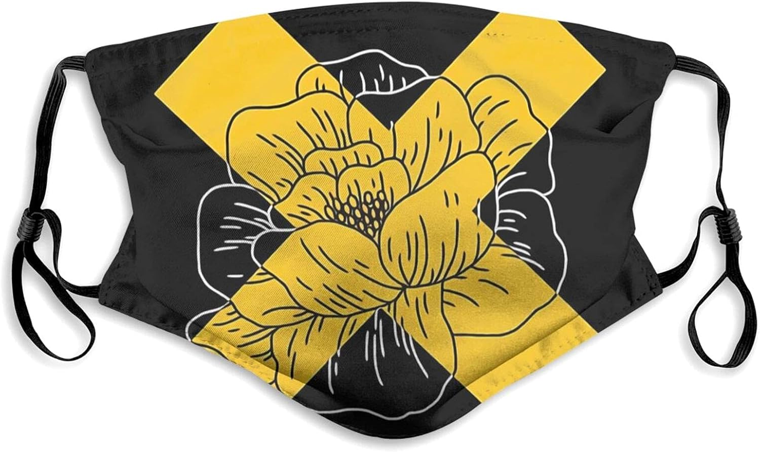 Mask-Edgy Peony Men'S And Women'S Breathable Masks, Washable And ...