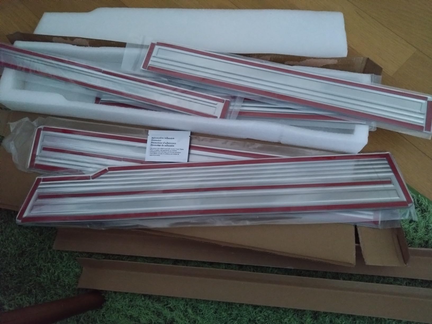 Amazon | KMONDER 新型 フリード GT系 専用 パーツ ガーニッシュ インテリアパネル 外装 ステンレス スカッフプレート 6点セット サイドステップ 外側 内側 6点セット ...