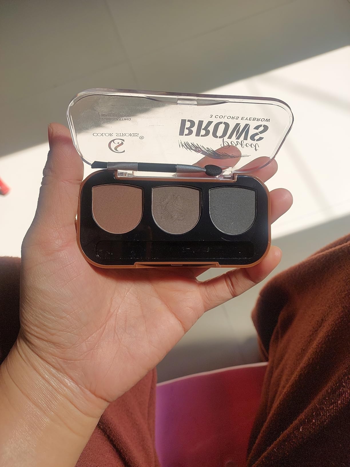 Buy 3 in 1 Eyebrow Powder Cake Eyebrow Palette |Travel-Friendly Eyebrow ...