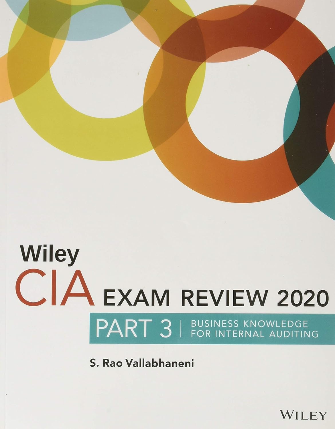Wiley CIA Exam Review 2020 + Test Bank + Focus Notes: Business ...