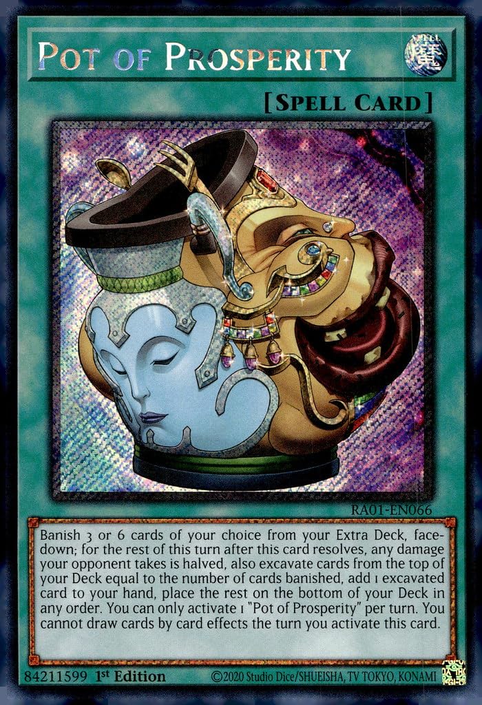 Amazon.com: Pot of Prosperity (Platinum Secret Rare) - RA01-EN066 ...