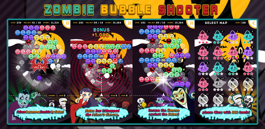 Zombie Bubble Shooter - App on Amazon Appstore