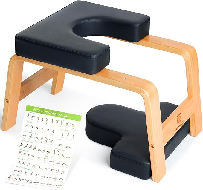 Amazon.com: BODYWAKER Yoga Headstand Bench, Stand Yoga Chair for ...