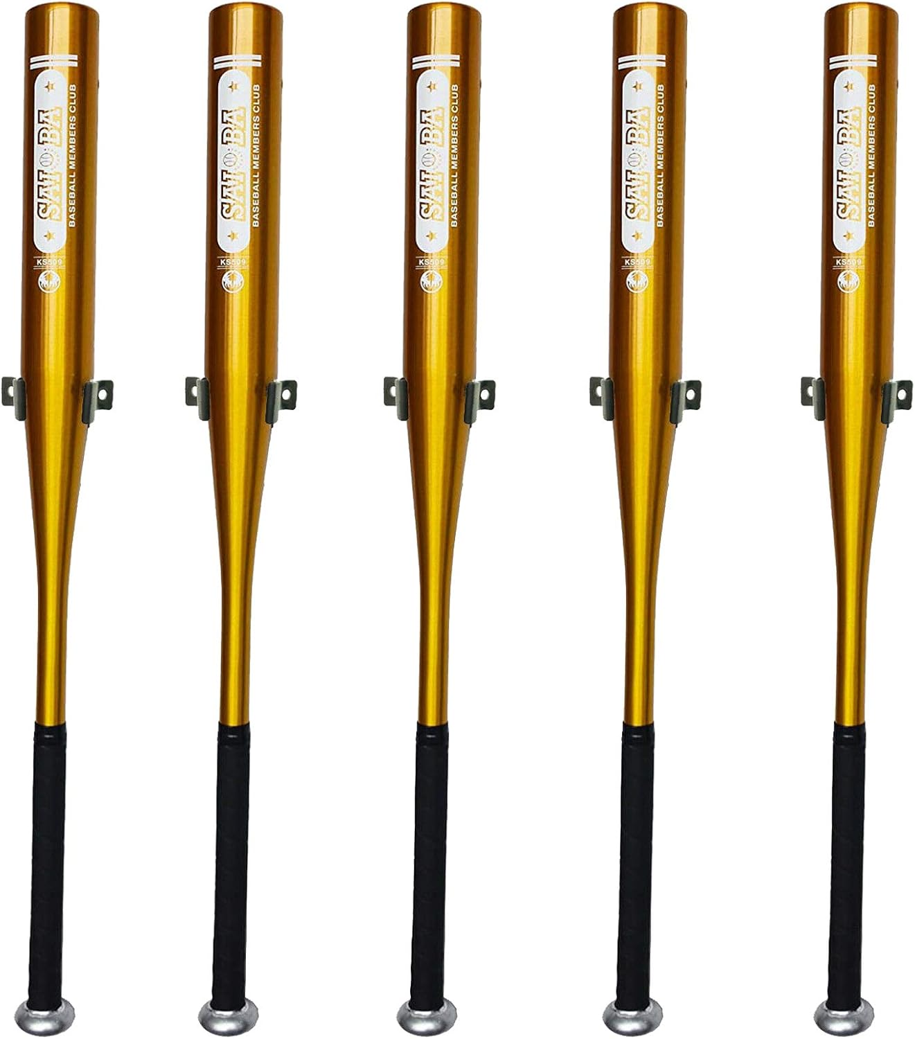 AUXPhome 5/PK Rubber Vertical Baseball Bat Softball Bat Display Wall ...