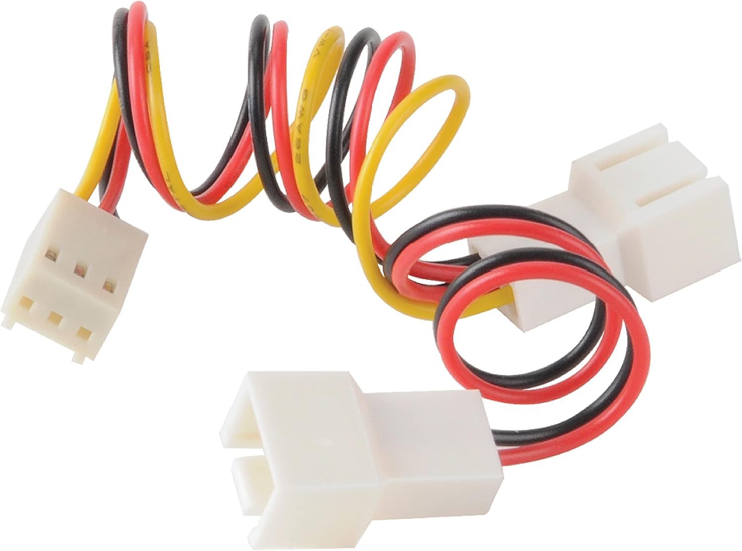 Akasa AK-FY320 Fan Splitter Cable Adapter - Stromkabel Schwarz, Rot ...