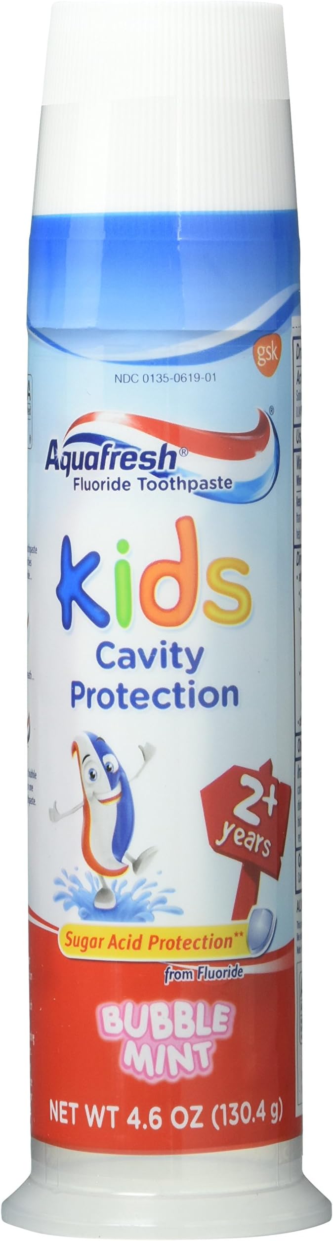 Amazon.com: Aquafresh Kids Pump Cavity Protection Bubble Mint Fluoride ...