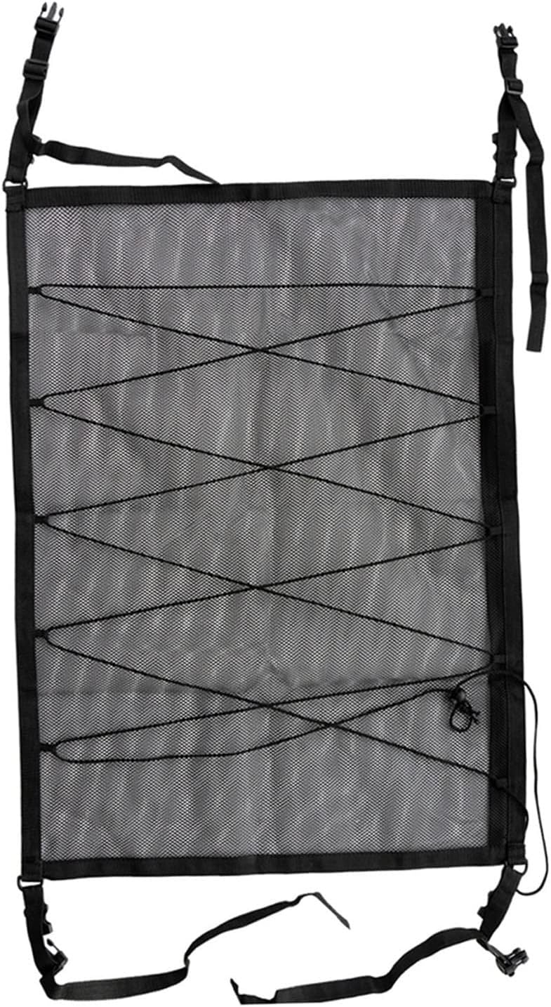 Amazon.com: Roof Tent Adjustable Car Ceiling Cargo Net - with Zipper ...