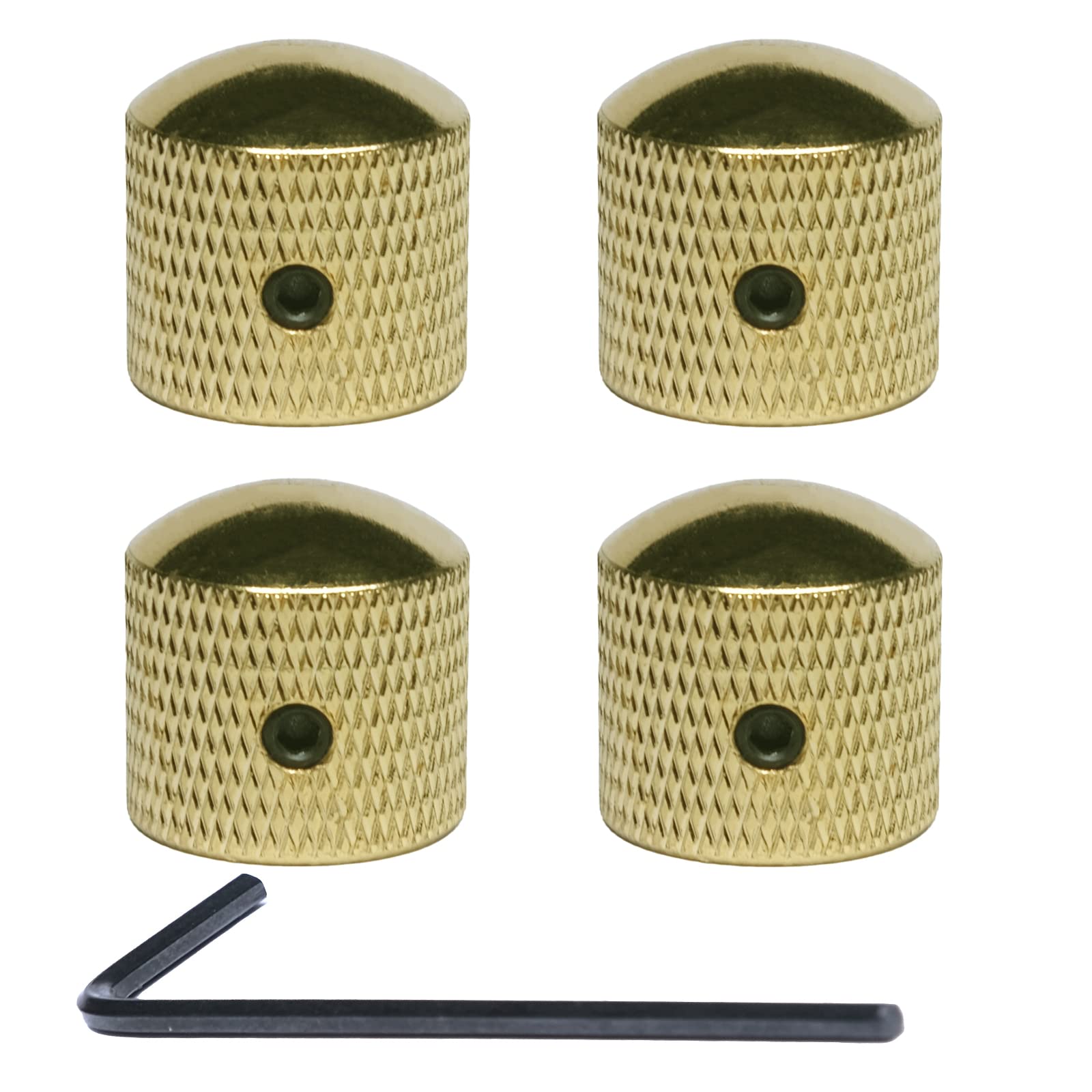 Amazon.com: harpfeas 4 Pcs Metal Volume Tone Dome Tone Guitar Speed ...