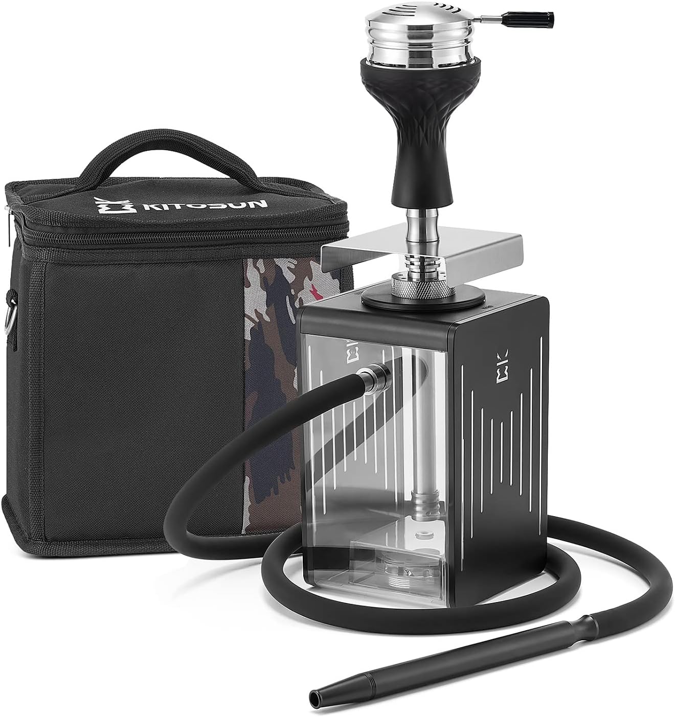 Amazon.com: Hookah Complete Set with Everything - Kitosun Portable ...