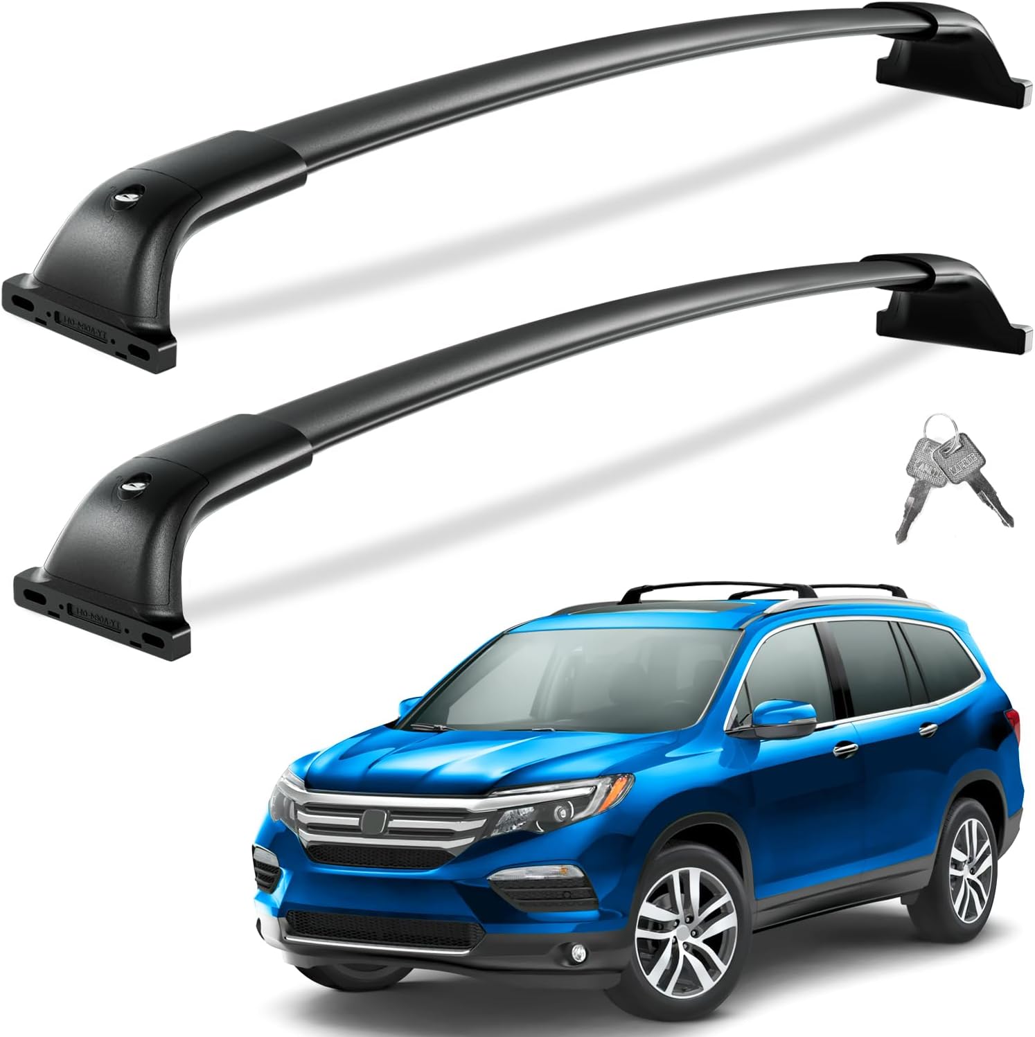 Amazon.com: Roof Rack Side Rails Compatible with 2016 2017 2018 2019 ...
