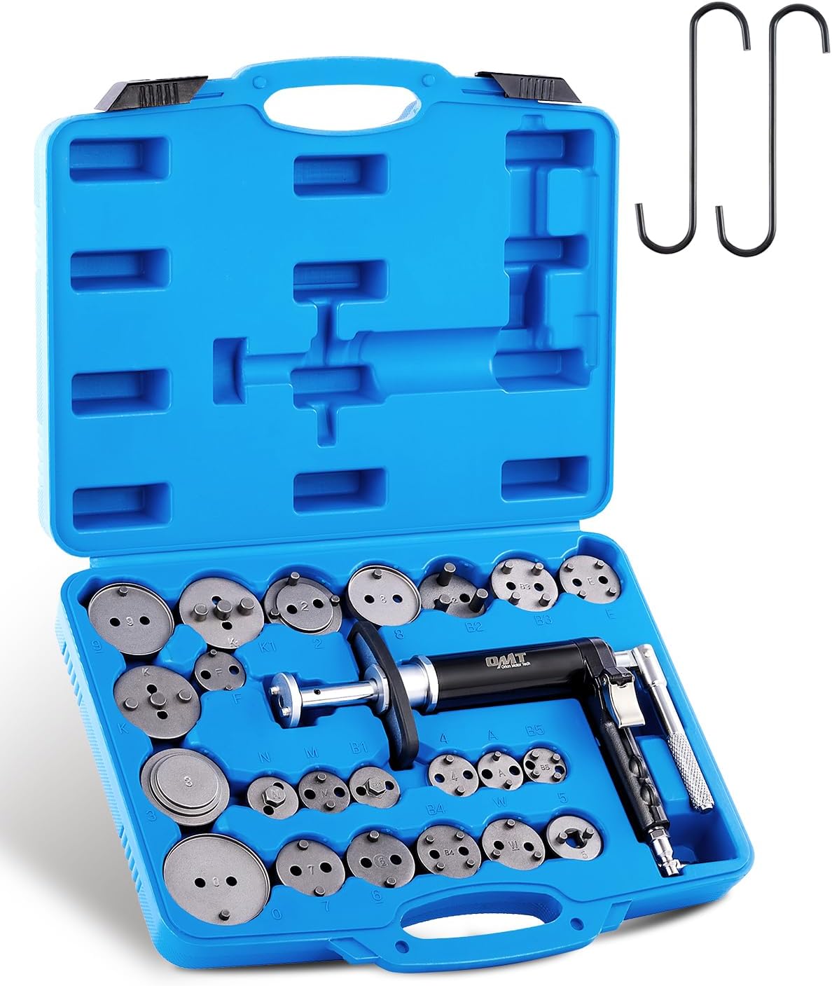 Orion Motor Tech Pneumatic Brake Caliper Tool with 2 Caliper Hangers ...