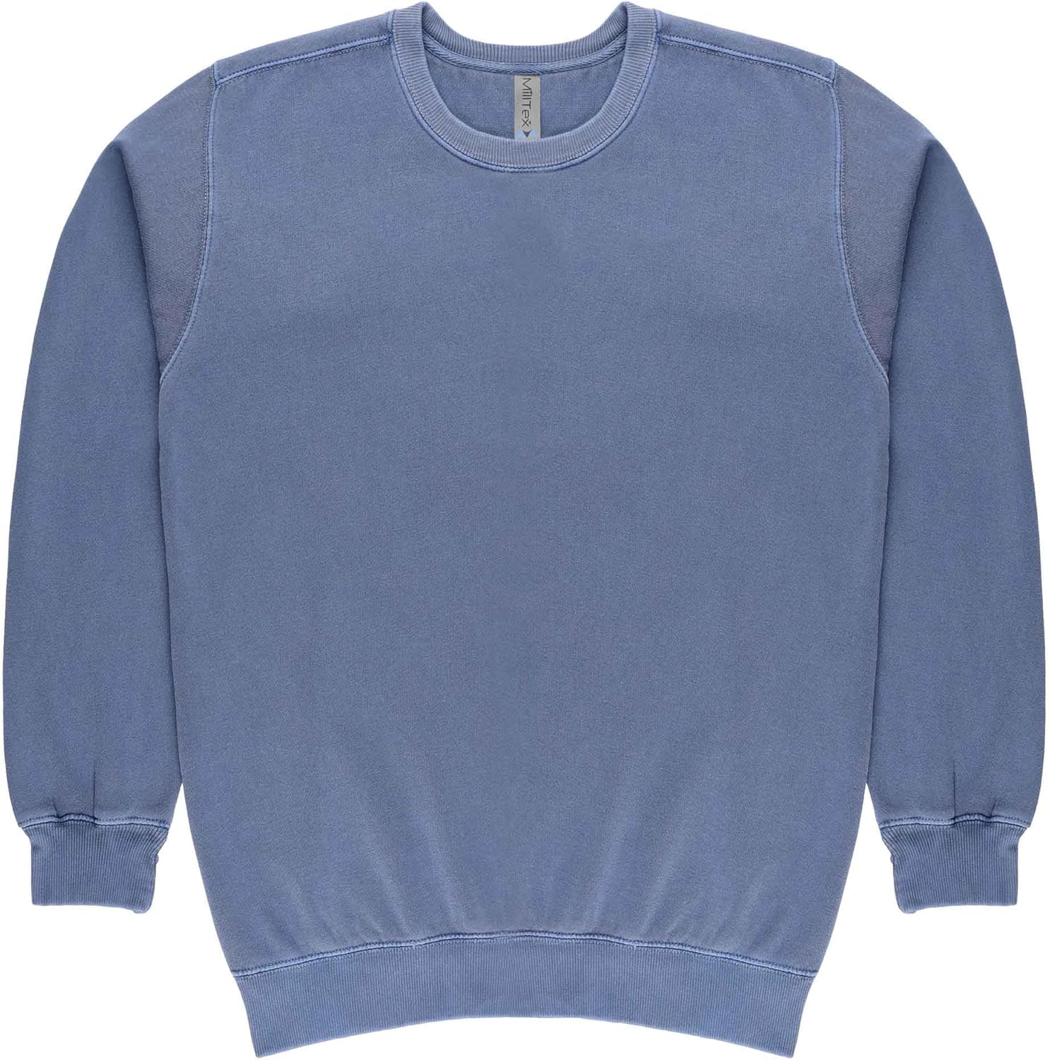 Milltex 403 Pigmented Dyed Crewneck Pullover Sweatshirt Soft Handfeel 3 End Fleece 80% Cotton 20 ...