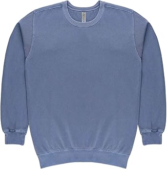 Milltex 403 Pigmented Dyed Crewneck Pullover Sweatshirt Soft Handfeel 3 ...