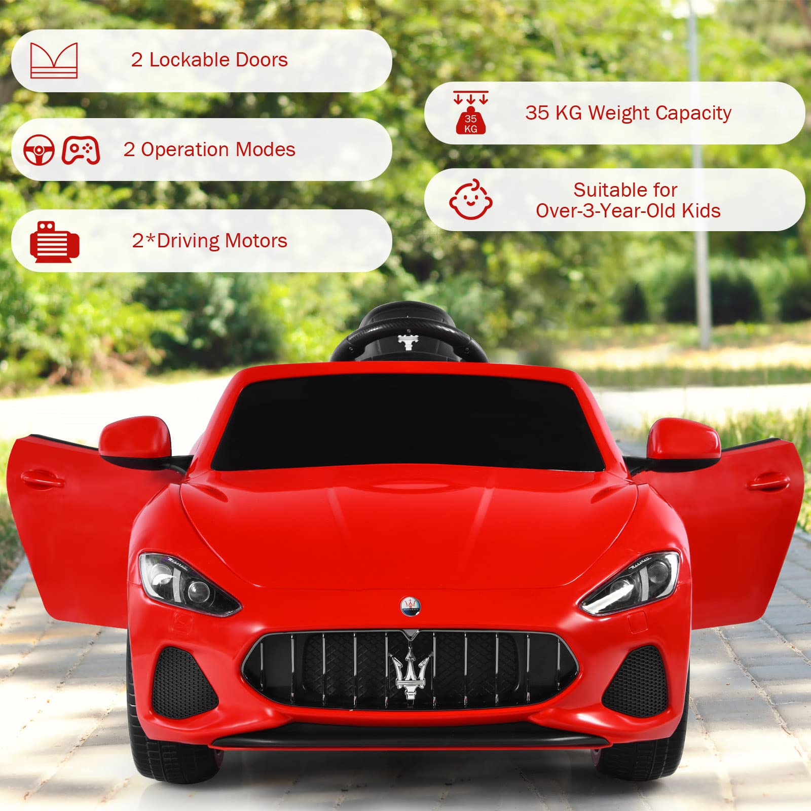 Maserati Toy Remote Control 2025 Maserati Grand Cabrio 12V Electric