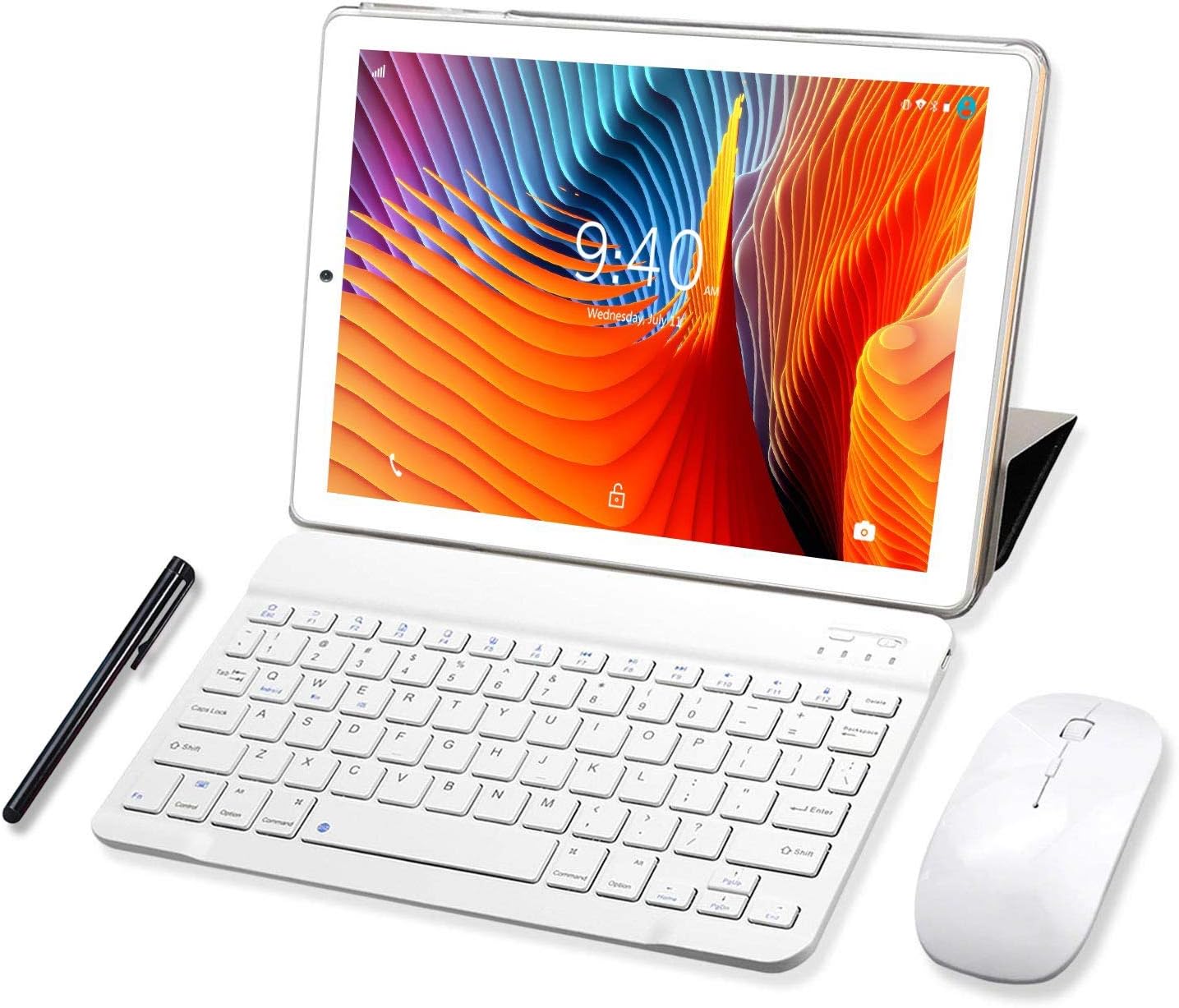 4G LTE-Tablet 10 Pulgadas YOTOPT Android Tableta PC, 4GB RAM 64GB ROM ...