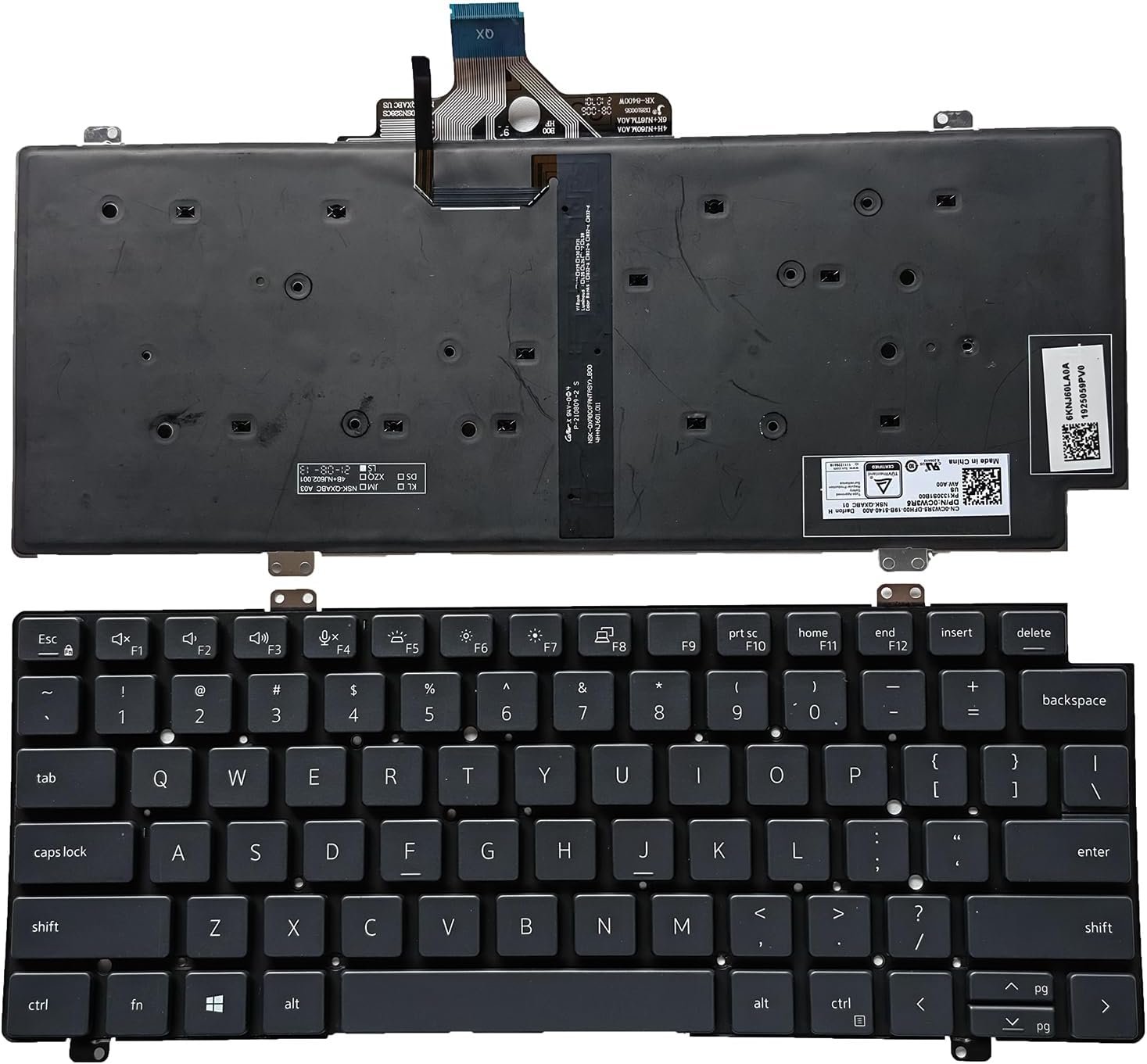 Amazon.com: New for DELL Latitude 5420 7420 7520 2021 Keyboard Backlit ...