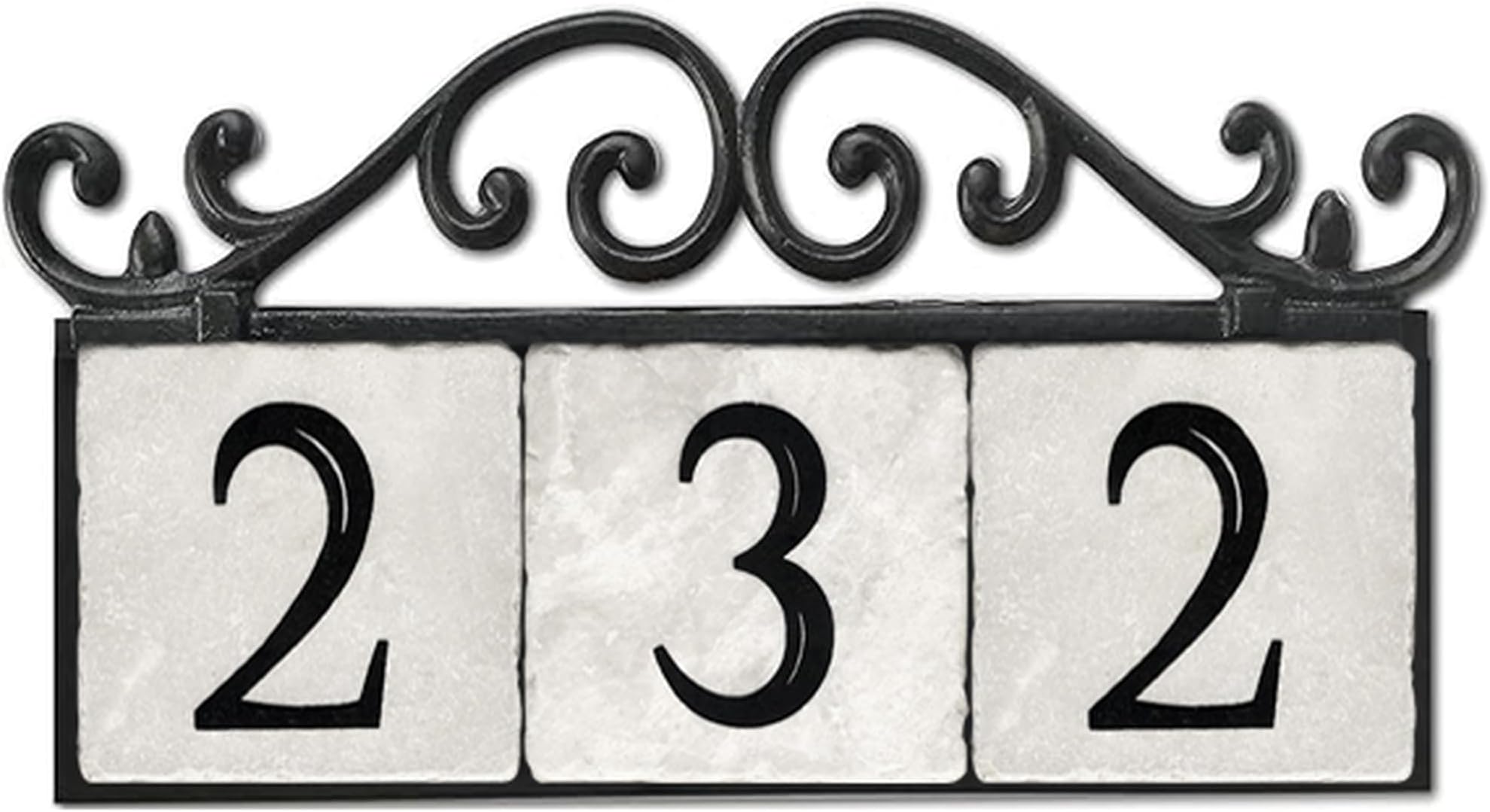 Amazon.com: 3 Mexican Talavera House Number Tile Address Numbers ...