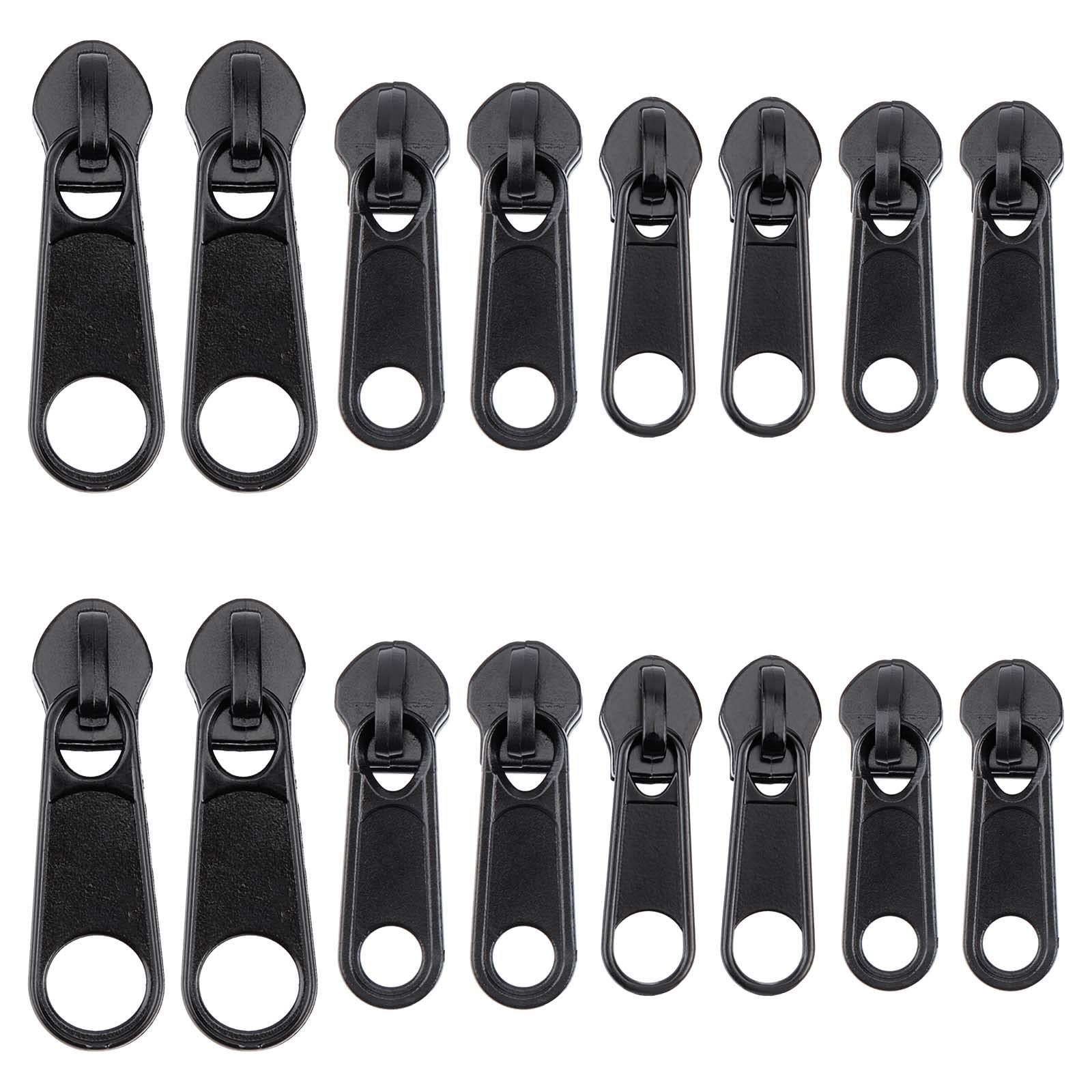 Amazon.com: GORGECRAFT 32PCS 4 Sizes #5#8 Fix Zip Puller Replacement ...