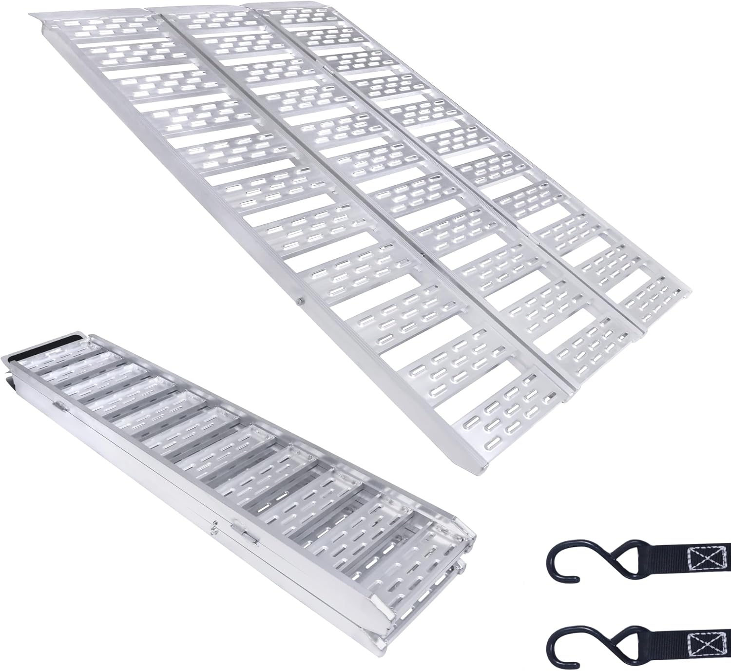 CEEDIR faltbar Dreifachrampe Alu Auffahrrampe Rampe Motorradrampe ...