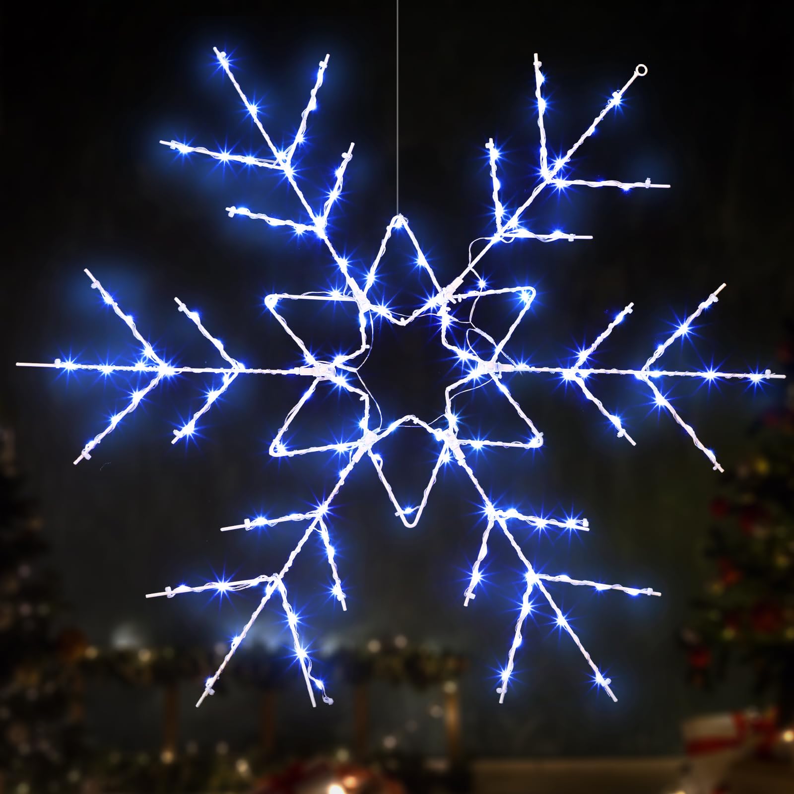 Jumbo Outdoor Lighted Snowflake Christmas 30 Inch Large Outdoor