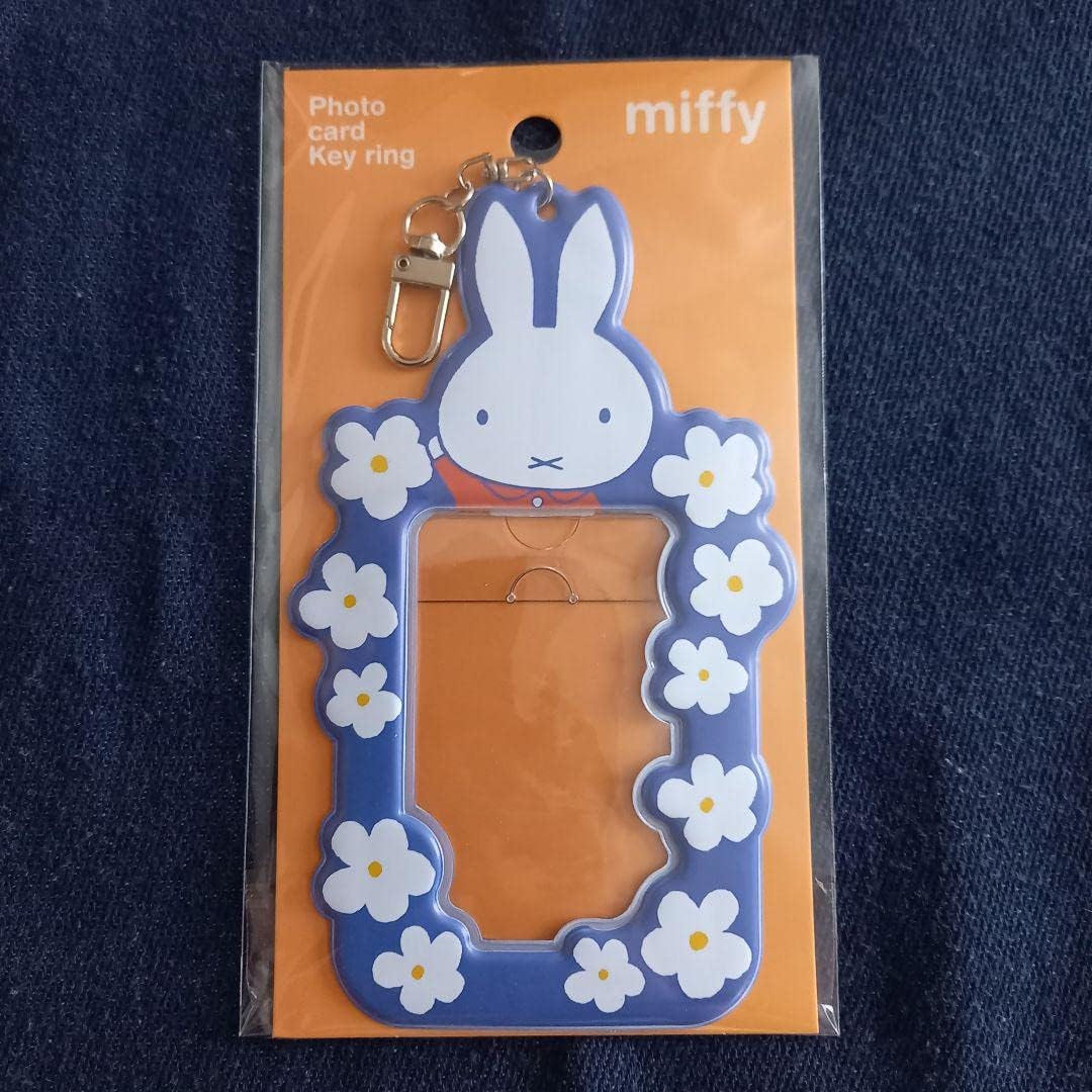 Amazon.co.jp: Korea Limited Miffy Photo Card Key Ring Photo Holder ...