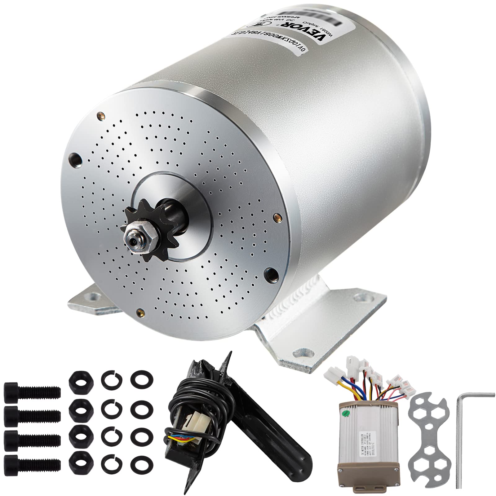 Buy VEVOR Electric Brushless DC Motor, 48V 1800W, Brushless Electric ...