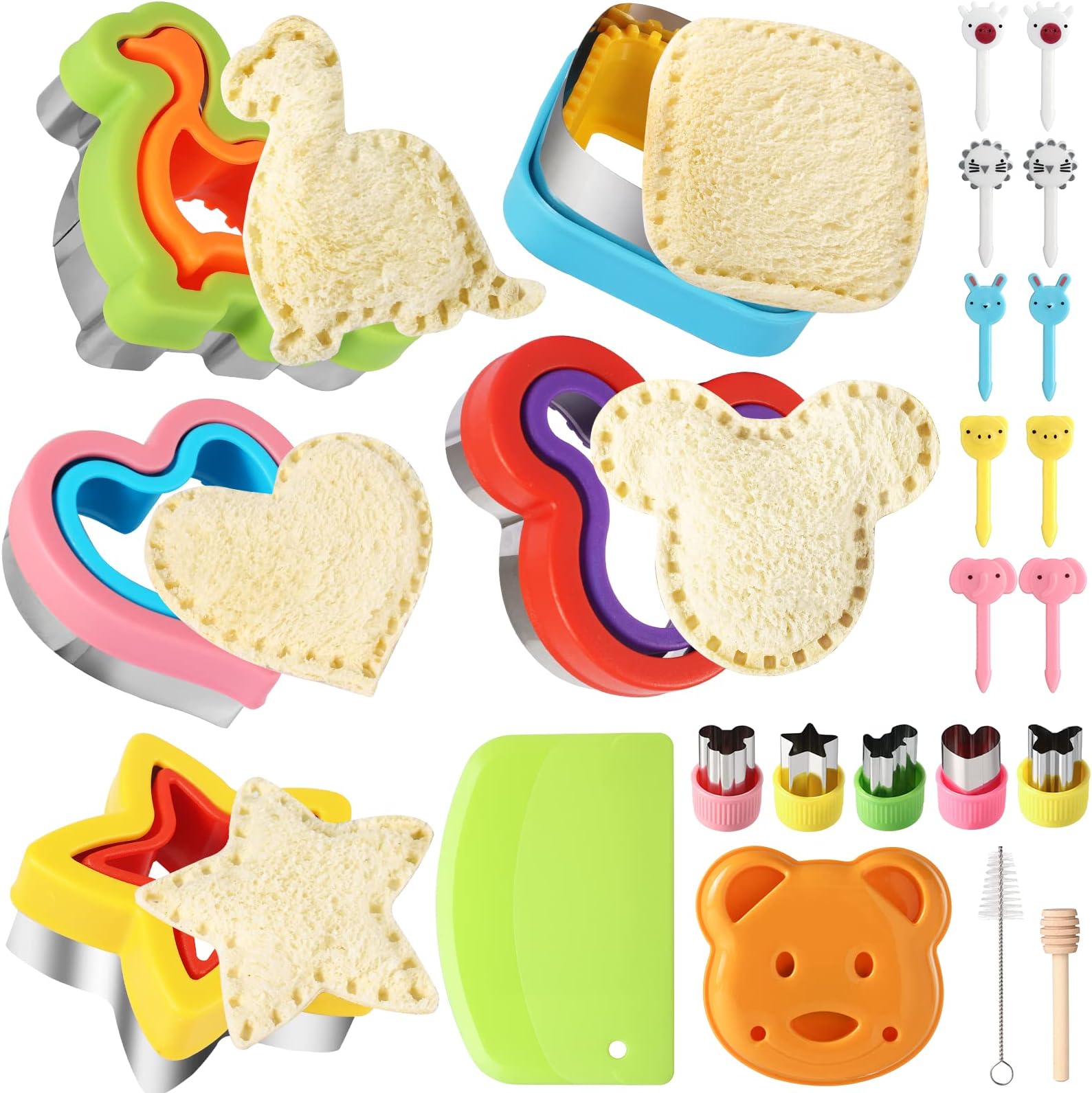 Amazon.com: GET FRESH Sandwich Cutters and Sealers for Children – 17 ...