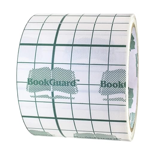 Amazon.com: BookGuard 3" Book Repair Tape, Clear Bookbinding Tape, Book ...