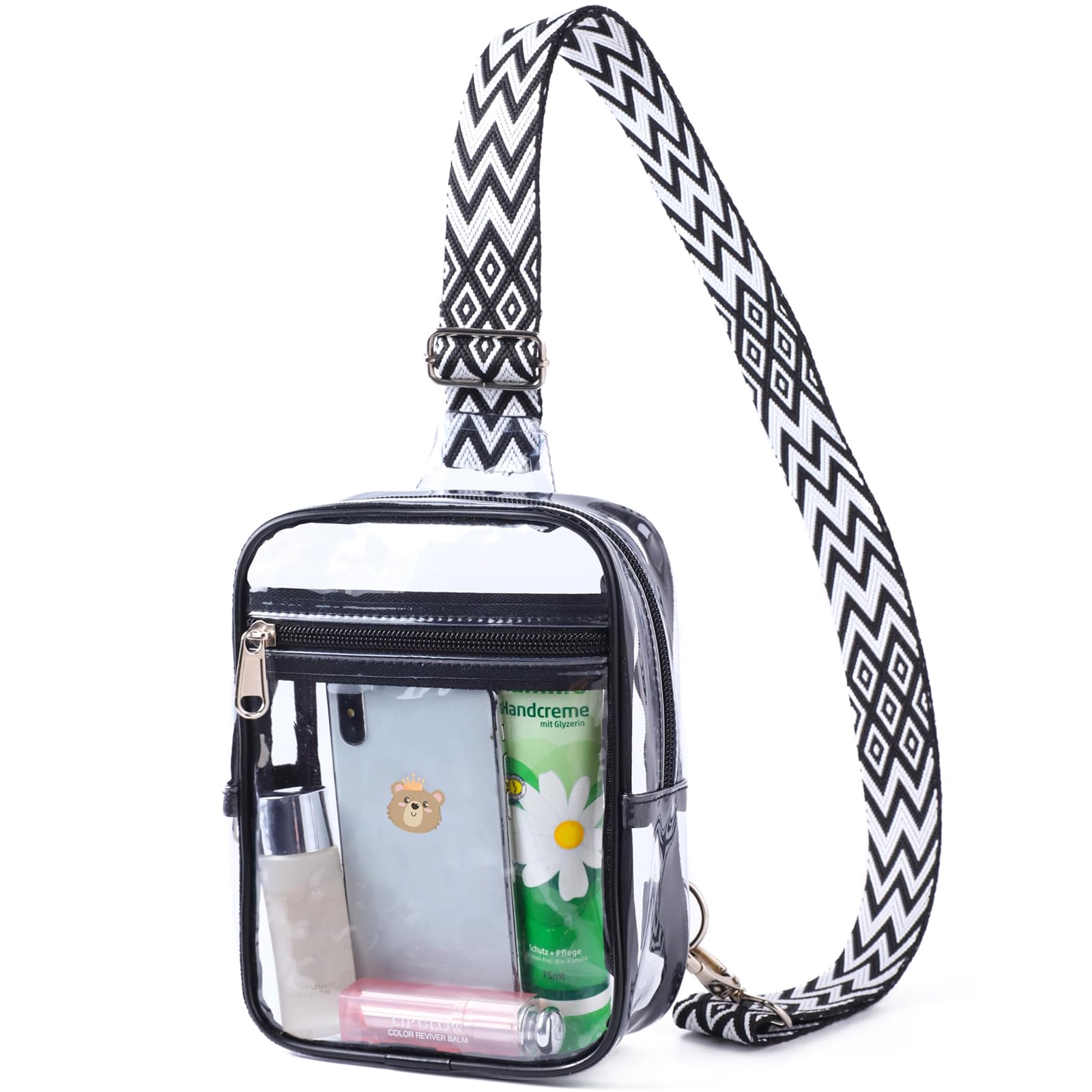 COVAX Clear Sling Bag Clear Bag Stadium Approved Clear Crossbody covax-clear-sling-bag-clear-bag-stadium-approved-clear-crossbody